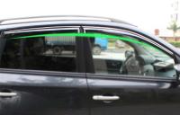China Wind Deflectors For Renault Koleos 2009 Car Window Shields With Trim Stripe for sale