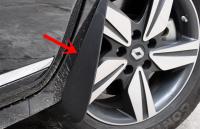 China PP Black Car Mud Guards For Renault Koleos 2012-2016 Mud Flaps / Splash Guard for sale