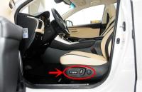 China LEXUS NX300 2015 Auto Interior Trim Parts , Chromed Seat Switch Cover for sale