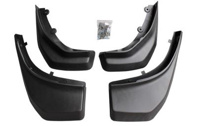 China Plastic PP Black 2012 Land Rover Evoque Mud Flaps / Splasher for Preventing Mud Splashing for sale