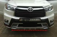 China Front And Rear Car Bumper Guard For TOYOTA HIGHLANDER 2014 2015 KLUGER for sale