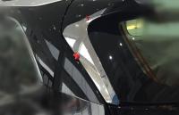 China Toyota Highlander 2014 2015 Kluger Auto Body Trim Parts , Rear Spoiler Garnish for sale