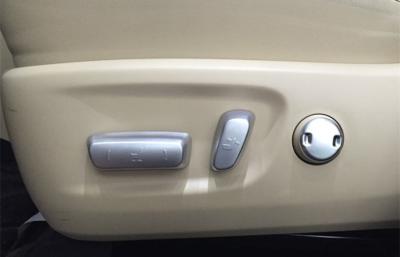 China Highlander Kluger 2014 2015 Auto Interior Trim Parts , Chrome Seat Switch Cover for sale