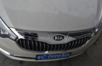 China ABS Chrome Auto Body Trim Parts For KIA K3 2013 2015 , Bonnet Trim Strip for sale