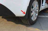 China Durable Plastic Car Mud Guards , KIA K3 2013 2015 OEM Type Mud Flaps for sale