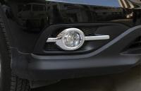 China Chrome Front Fog Lamp Bezel For HONDA CR-V 2012 Fog Light Rim for sale