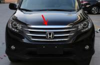 China Plastic ABS Auto Body Parts For Honda CR-V 2012 , Chromed Bonnet Trim Strip for sale