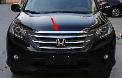 China Plastic ABS Auto Body Parts For Honda CR-V 2012 , Chromed Bonnet Trim Strip for sale