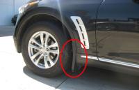 China INFINITI FX35 2009 / QX70 2013 Car Mud Guards High Precision Vehicle Spare Parts for sale