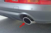 China Stainless Steel Automobile Spare Parts Tail Muffler Vent-Pipe Cover for Audi Q7 for sale