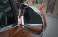 China Replacement Auto Parts Body Trim Parts Side Mirror Chromed Visor for Audi Q3 for sale