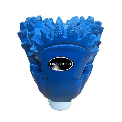 China 17.5 Inch CR114 Steel Tooth Tricone Drill Bit 444.5mm with 250kg Weight for Soft Formations for sale