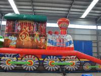 China Entertain Kids with this Inflatable Circus Obstacle Course at Fun City Amusement Park for sale