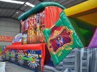 China Entertain Kids with this Inflatable Circus Obstacle Course at Fun City Amusement Park for sale