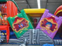 China Entertain Kids with this Inflatable Circus Obstacle Course at Fun City Amusement Park for sale