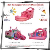 China 5-10 Allowable Passengers Cartoon Package Amusement Park Inflatable PVC Toys for Kids for sale