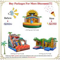 China 5-10 Allowable Passengers Cartoon Package Amusement Park Inflatable PVC Toys for Kids for sale