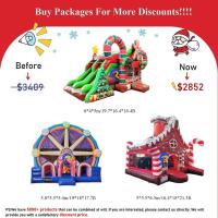 China 5-10 Allowable Passengers Cartoon Package Amusement Park Inflatable PVC Toys for Kids for sale
