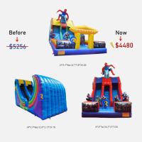 China Spiderman Inflatable Slides for Kids The Perfect Addition to Your Party Rental Inventory for sale