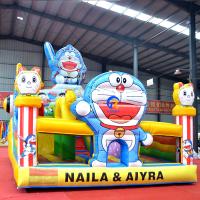 China Custom Logo Printed Large Inflatable Castle Combo Slide for Children Party for sale