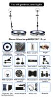 China 48h Fast DHL Shipping 360 Video Photobooth with LED Magic Mirror and iPad 115cm Case for sale