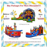 China Party Rental Toddler Inflatable Trampoline Bouncy Castle with Slide and Accessories for sale