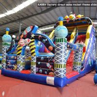 China PVC Inflatable Rocket House for Commercial Party Rental and Moonwalk Inflatable Games for sale