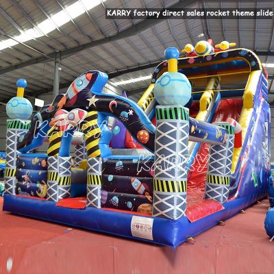 China PVC Inflatable Rocket House for Commercial Party Rental and Moonwalk Inflatable Games for sale