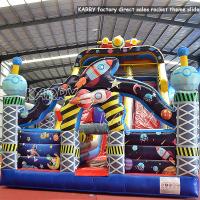 China PVC Inflatable Rocket House for Commercial Party Rental and Moonwalk Inflatable Games for sale