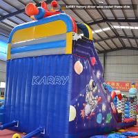 China PVC Inflatable Rocket House for Commercial Party Rental and Moonwalk Inflatable Games for sale