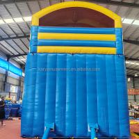 China Kid's Inflatable Games Commercial Party Rental PVC Double-Lane Inflatable Water Slide for sale