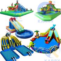 China Max Capacity 100-500kg PVC Mobile Inflatable Land Park Playground for Kids and Adults for sale