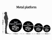 China Take Your Wedding or Party to the Next Level with 68cm/80cm/100cm/115cm 360 Photo Booth for sale