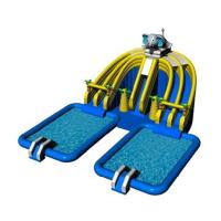 China Max Capacity 100-500kg PVC Mobile Inflatable Land Park Playground for Kids and Adults for sale