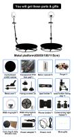 China Take Your Wedding or Party to the Next Level with 68cm/80cm/100cm/115cm 360 Photo Booth for sale