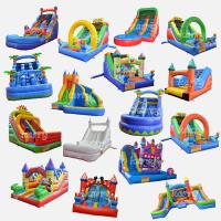 China 3D Embroidery Logo Commercial Backyard Amusement Park Dry Slides with Pool Collection for sale