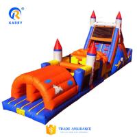 China Commercial Inflatable Tunnel Obstacle Course Exciting Bouncy Challenge for Adults for sale