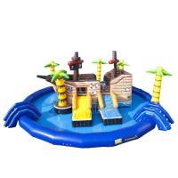 China Customizable Inflatable Water Park Water Mobile Land Park with Max Capacity 100-500kg for sale
