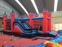 China Commercial PVC Bounce House Obstacle Course and Slide for Inflatable Jump Bouncer for sale