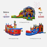 China Castle Inflatable Package with Slide CE/EN71/EN14960 Certified Good for sale