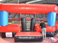 China Gender-Neutral PVC Inflatable Meltdown Machine Mat with Wipeout Sweeper Arm Eliminator for sale
