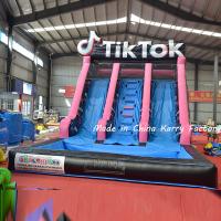 China PVC 26FT Inflatable Bouncer Playground Bounce House Water Slide Children Bouncy Castles for sale