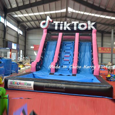 China PVC 26FT Inflatable Bouncer Playground Bounce House Water Slide Children Bouncy Castles for sale