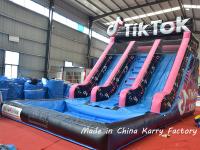 China PVC 26FT Inflatable Bouncer Playground Bounce House Water Slide Children Bouncy Castles for sale