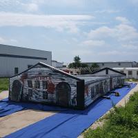 China PVC Inflatable Zombies Maze for Adults and Kids Customizable Logo Printed Labyrinth for sale