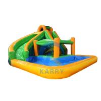 China PVC Material Kids Game Outdoor Small Inflatable Water Park Games with and 5-10 Passengers for sale