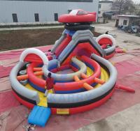 China Customized Size Outdoor Inflatable Comb Obstacle Course for Commercial Party Rentals for sale