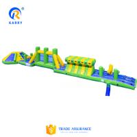 China CE Certified 16m Aqua Run Course Obstacle Customized Colorful Design for Water Park for sale