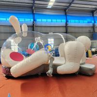 China CE/EN71/EN14960 Certified Inflatable Bubble Tent for Toddlers White Outdoor Bounce House for sale