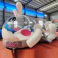 China CE/EN71/EN14960 Certified Inflatable Bubble Tent for Toddlers White Outdoor Bounce House for sale